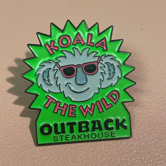 Other | Outback Steakhouse Flair Pin Lime Green Koala The Wild Koala ...